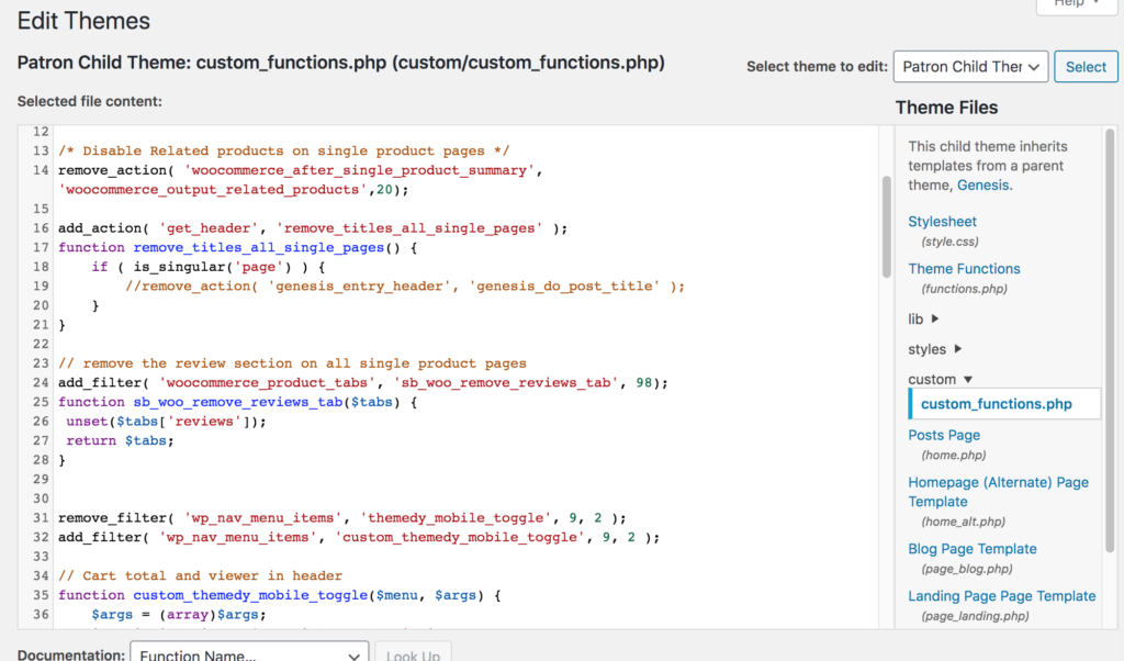 Help Finding Theme Editor In Wordpress 4 9 GoDaddy